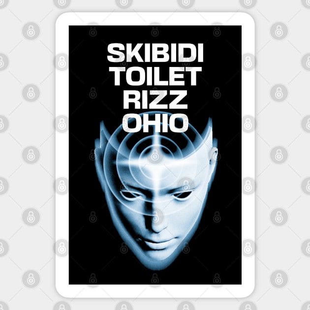 Skibidi Toilet Rizz Ohio - Skibidi - Sticker | TeePublic