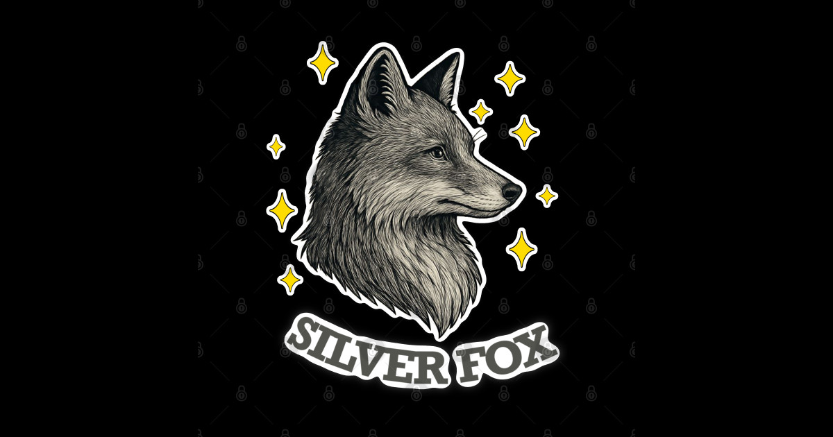 Silver Fox - Silver Fox - Sticker | TeePublic