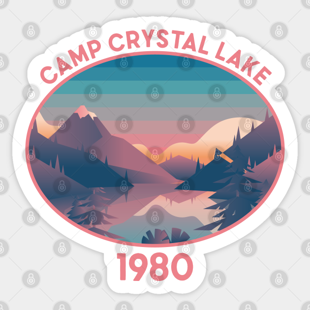 Camp Crystal Lake - Camp Crystal Lake - Sticker | TeePublic