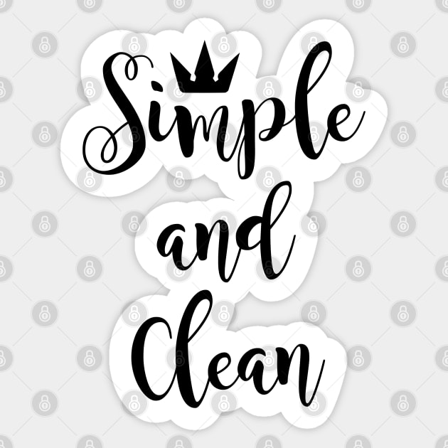 Simple and Clean - Kingdom Hearts - Sticker | TeePublic
