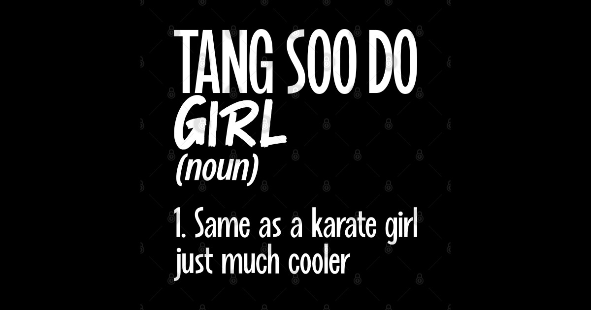 Tang Soo Do girl - Tang Soo Do - Sticker | TeePublic