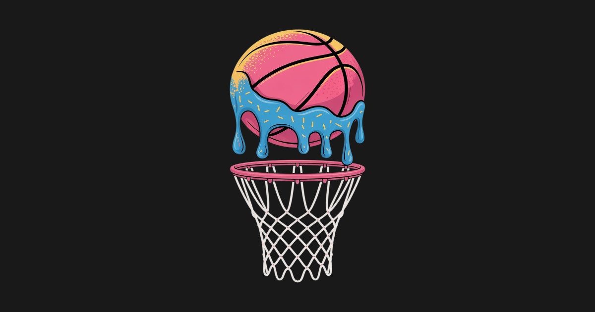 Basketball Drip Boys Sprinkles Ice Cream Dripping Basketball ...