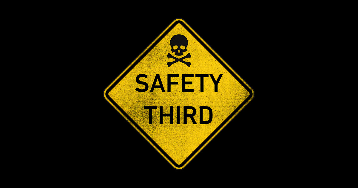 Safety Third Workplace Safety Third - Safety Third - Sticker | TeePublic