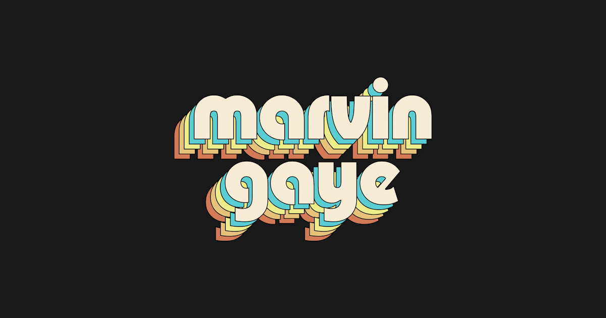 marvin gaye - vintage color - Marvin Gaye - T-Shirt | TeePublic