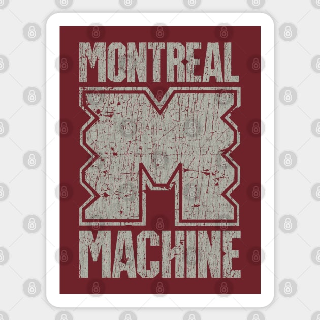 Montreal Machine 1991 - Football - Sticker | TeePublic