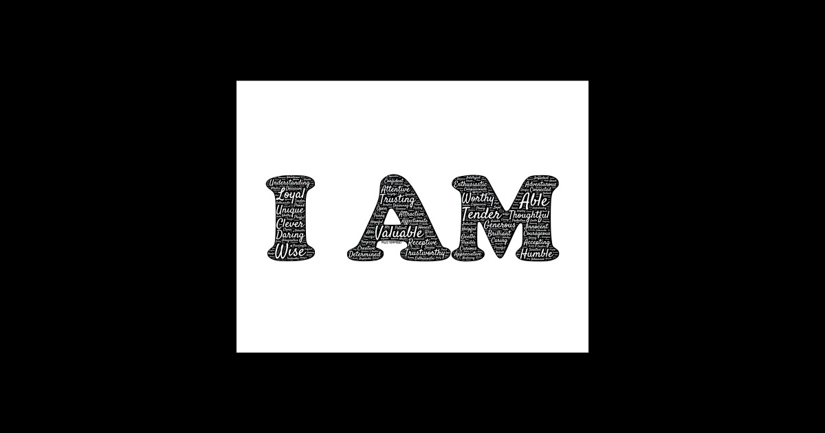"I AM" Collection - I Am Collection - Sticker | TeePublic