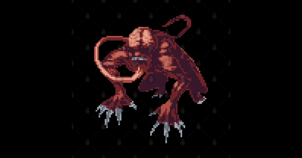 Resident Evil Licker Pixel Art - Resident Evil - Posters and Art Prints ...