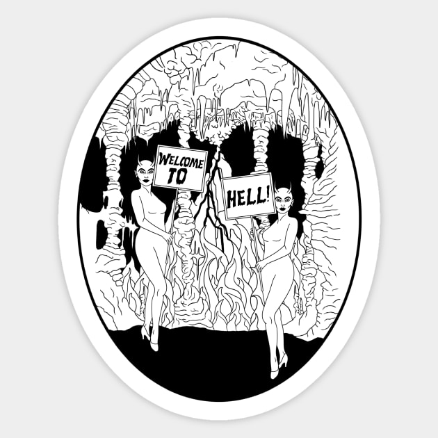 Welcome to Hell! - Halloween - Sticker | TeePublic