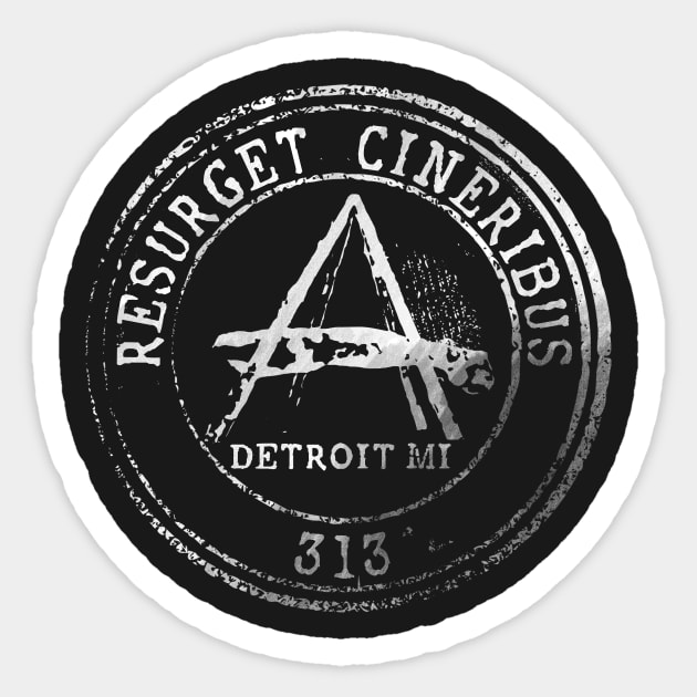 Detroit Passport Stamp - Detroit - Sticker | TeePublic