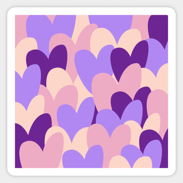 Heart Pattern - Heart - Sticker | TeePublic