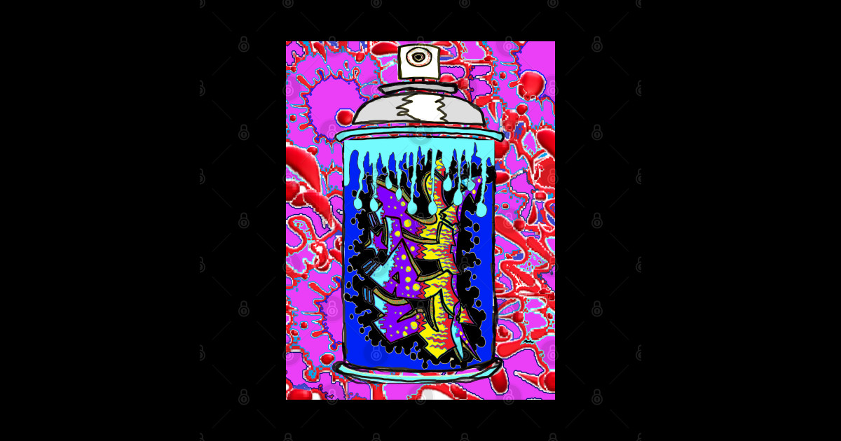 spray can cool background pop art - Spray Paint - Posters and Art ...