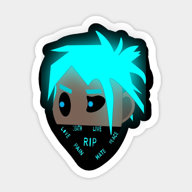 cartoon head - Cartoons - Sticker | TeePublic