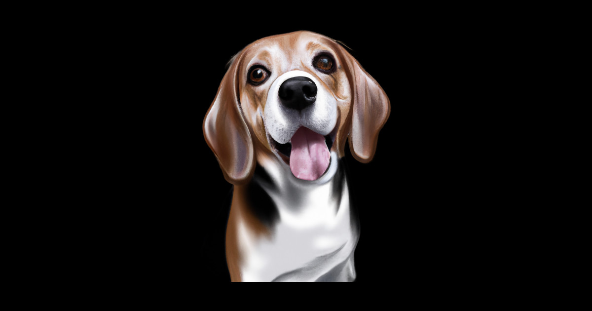 Cute Beagle Drawing - Beagle - Sticker | TeePublic