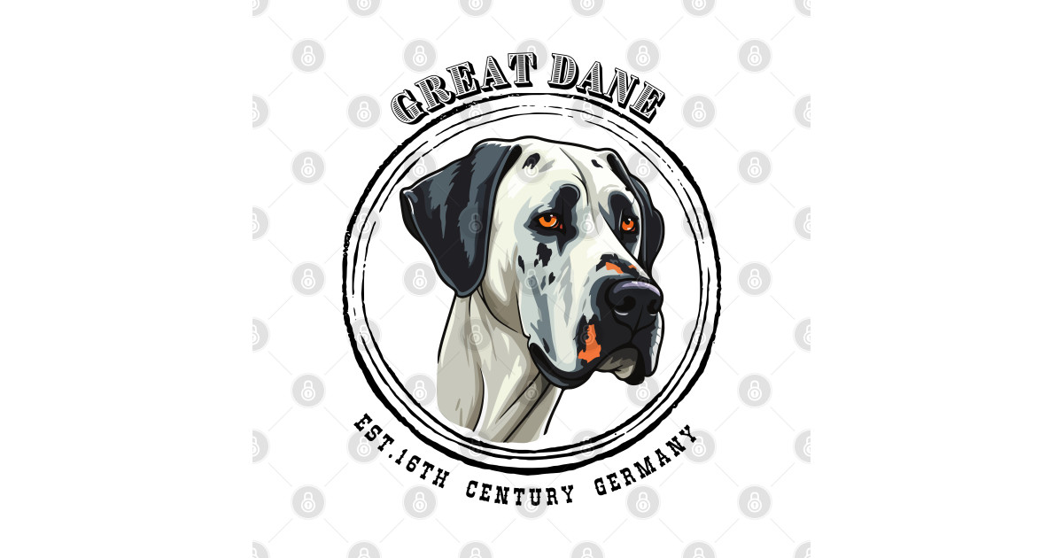 Rustic Great Dane - Great Danes - T-Shirt | TeePublic