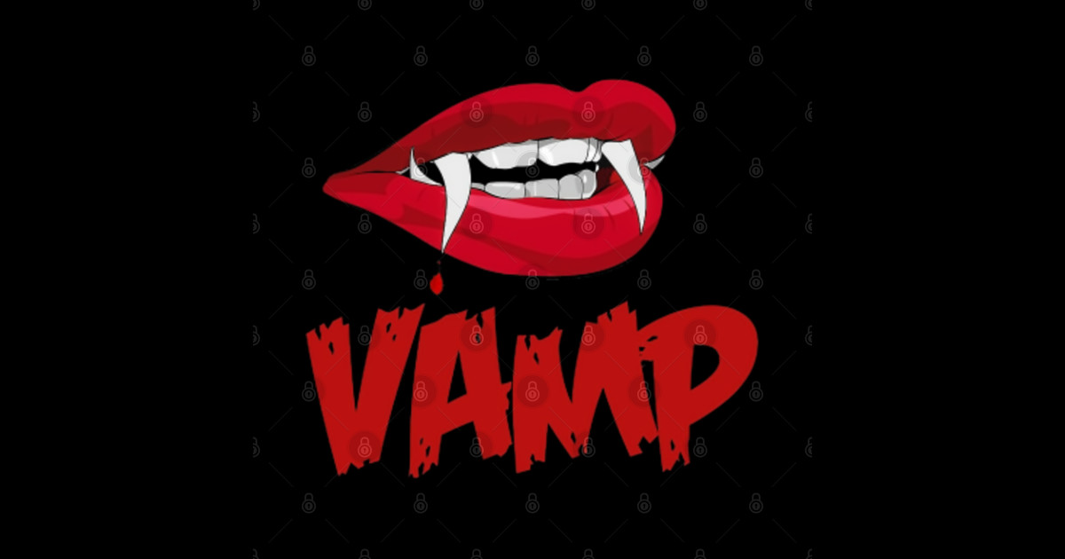 Vamp Teeth - Vamp - Sticker | TeePublic
