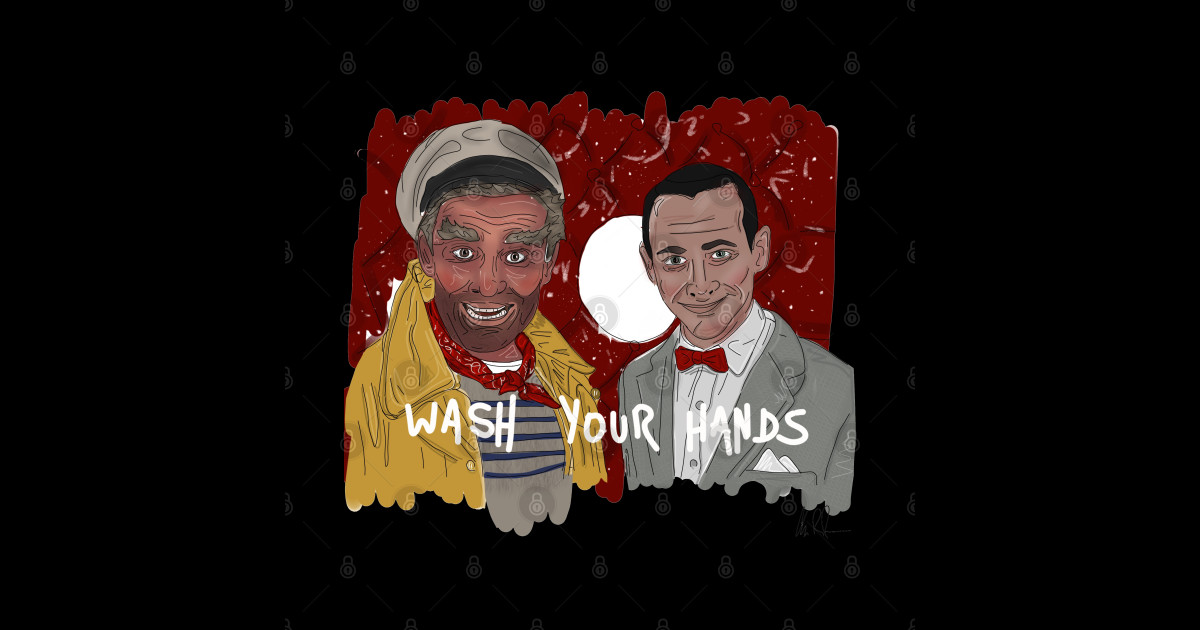 Captain Carl & Pee-Wee: Wash Your Hands - Pee Wee Herman - Sticker ...