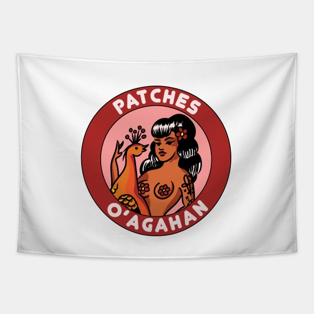 Patches O'Agahan Official Logo - Logo - Tapestry | TeePublic