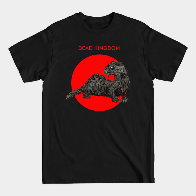Zombie Art : Black Footed Ferret Dead Kingdom - Ferret - T-Shirt