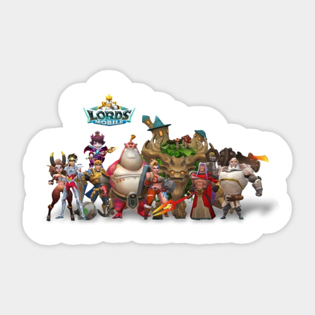 Lords Mobile game - Lords Mobile Game - Sticker | TeePublic