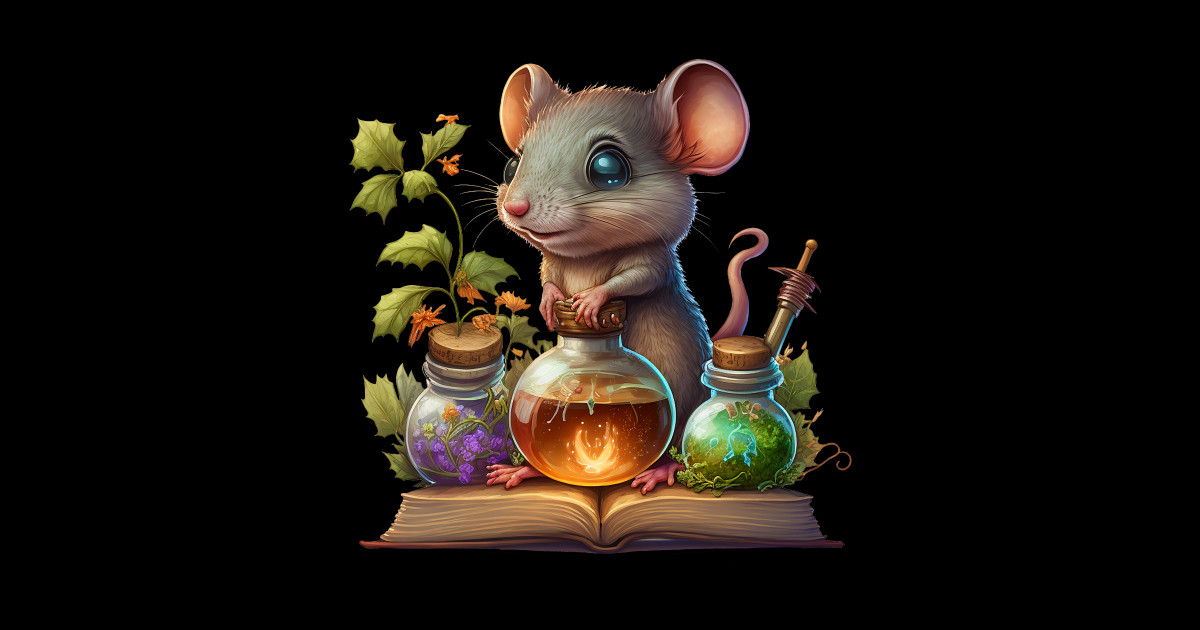 Hocus Pocus Magical Mouse - Magical Mouse - Sticker | TeePublic