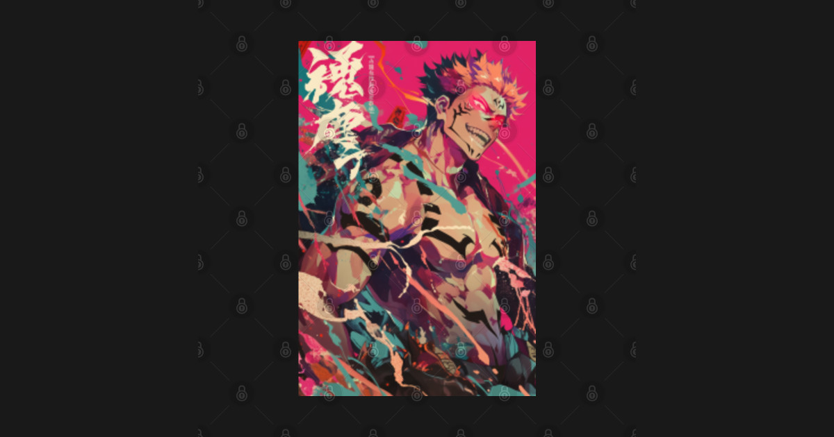 King Cursed Spirit - Anime Merch - T-Shirt | TeePublic