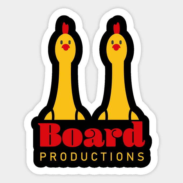 Large BoPro Logo with Chicken Heads - Logo - Sticker | TeePublic