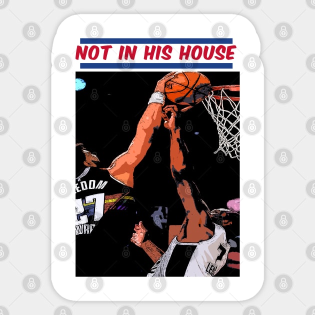 Kawhi Middle Finger Block - Kawhi Leonard Block - Sticker | TeePublic
