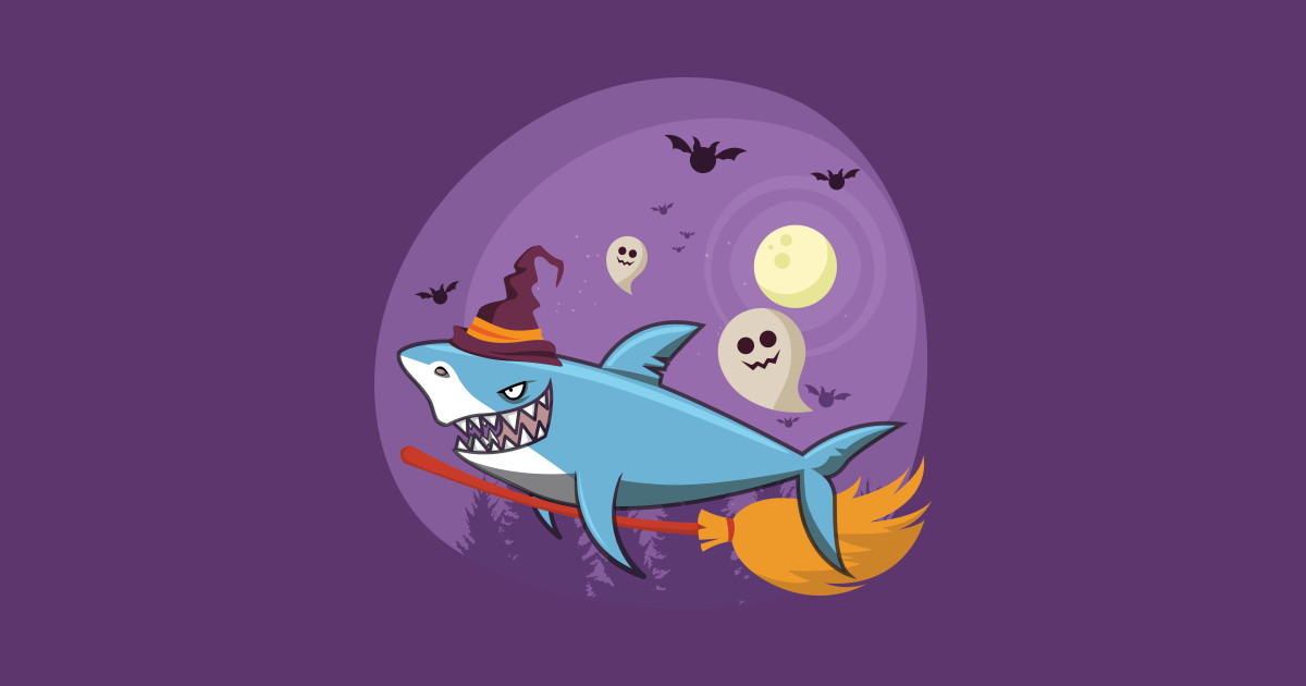 Shark witch - Shark Witch - T-Shirt | TeePublic