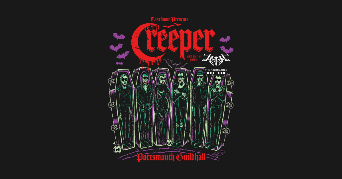 The Creeper Band New Logo - Creeper - T-Shirt | TeePublic