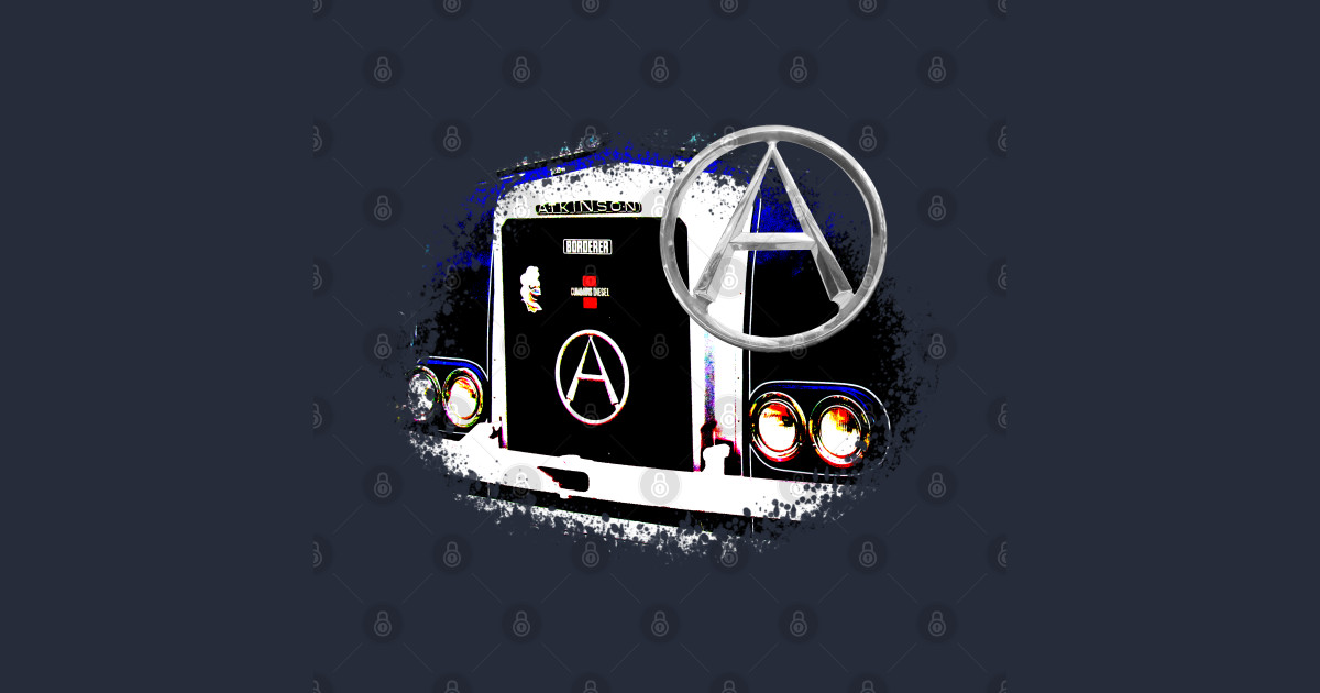 Atkinson Borderer classic 1970s British heavy lorry elements with badge ...