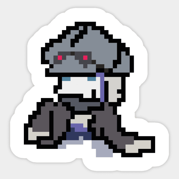 Offmon 8 bits - Digimon - Sticker | TeePublic