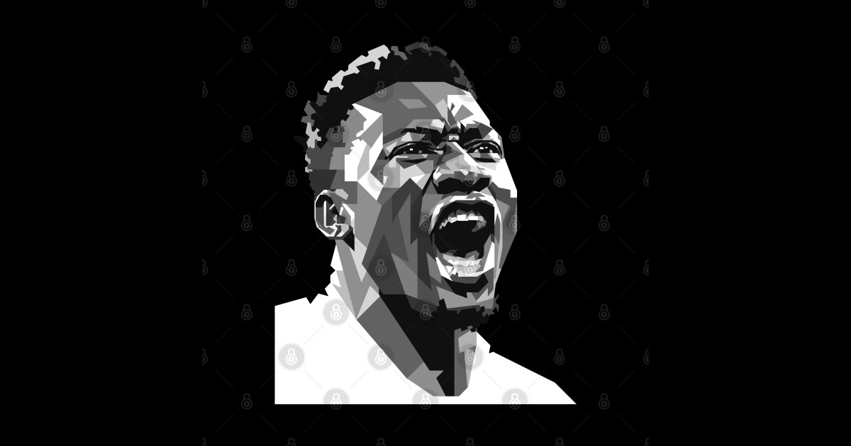 Andre Onana Portrait in Grayscale - Andre Onana - Sticker | TeePublic
