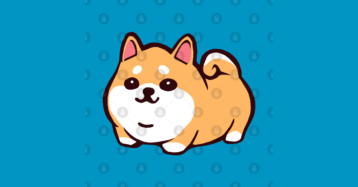 Smol Chonk Shibe - Smol - T-Shirt | TeePublic