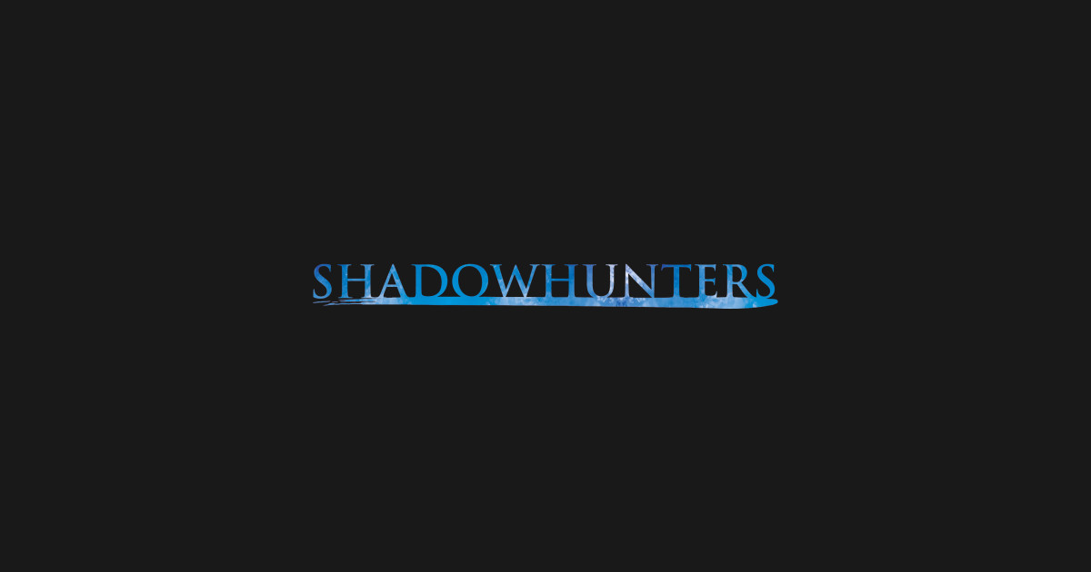 Shadowhunters logo / The Mortal Instruments (blue watercolour) - Clary ...