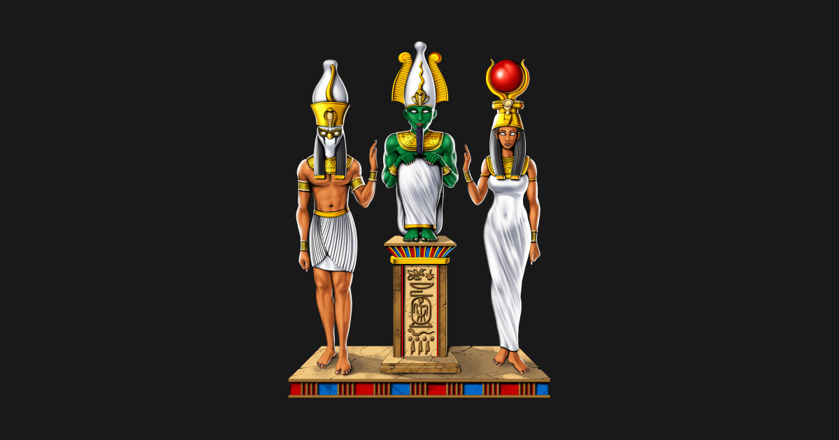 Ancient Egyptian Holy Trinity - Egyptian Holy Trinity - T-Shirt | TeePublic