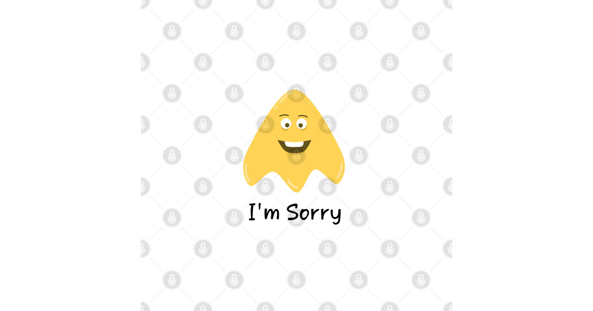 Cute cartoon emoji saying "i'm sorry" - Cute Emoji - T-Shirt | TeePublic