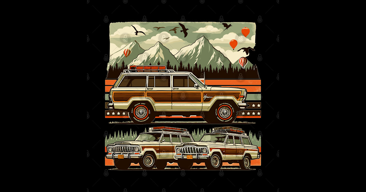 Jeep Wagoneer - Jeep - Sticker | TeePublic