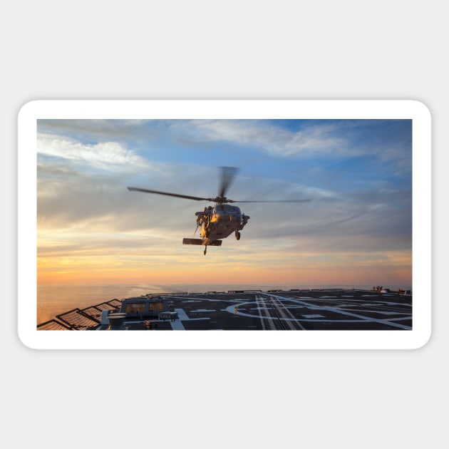 Sikorsky MH-60S Seahawk Helicopter - Aviation - Sticker | TeePublic