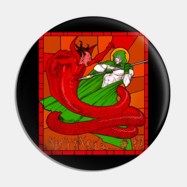 Mephisto versus The Spectre - The Spectre - Pin | TeePublic