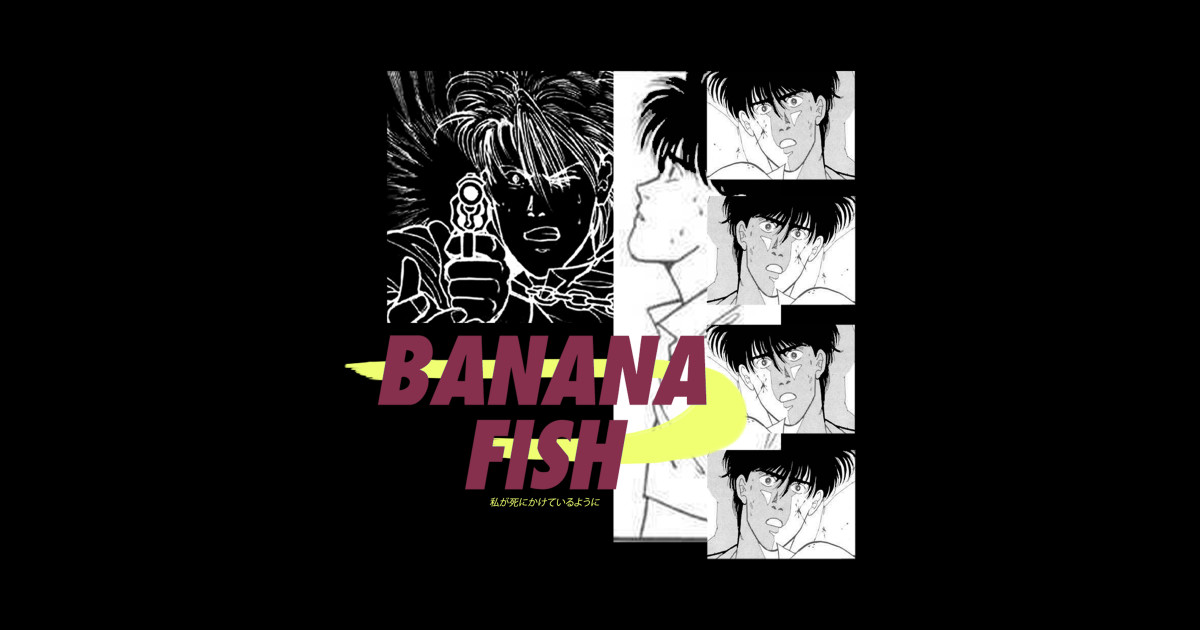 Banana Fish ''EIJI'' V2 Manga Anime - Banana Fish - Sticker | TeePublic