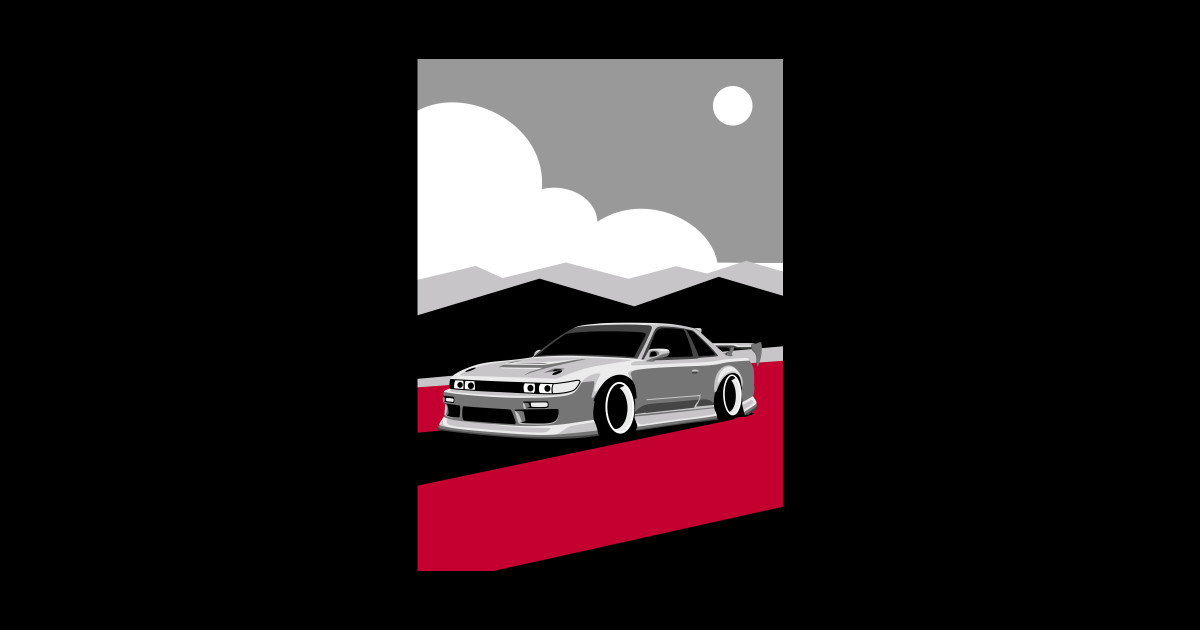 NISSAN SILVIA S13 - Nissan Silvia S13 - Sticker | TeePublic