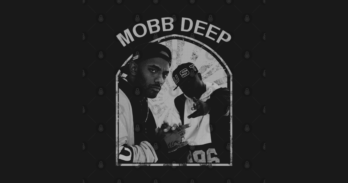 mobb deep// black white design T-Shirt - Mobb Deep - T-Shirt | TeePublic