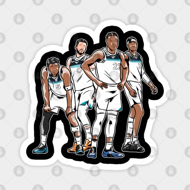 Wolves Gang! Edwards x DiVincenzo x Clark x McDaniels Cartoon ...