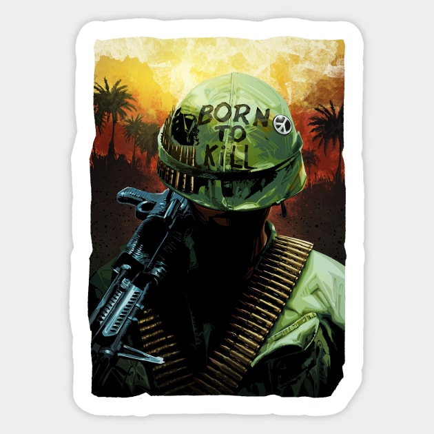 Full Metal Jacket - Full Metal Jacket - Sticker | TeePublic