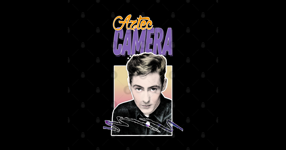 Vintage Style Aztec Camera 80s Aesthetic Design - Aztec Camera ...