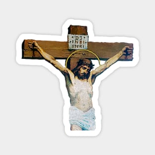 Black Jesus On The Cross Magnets for Sale | TeePublic