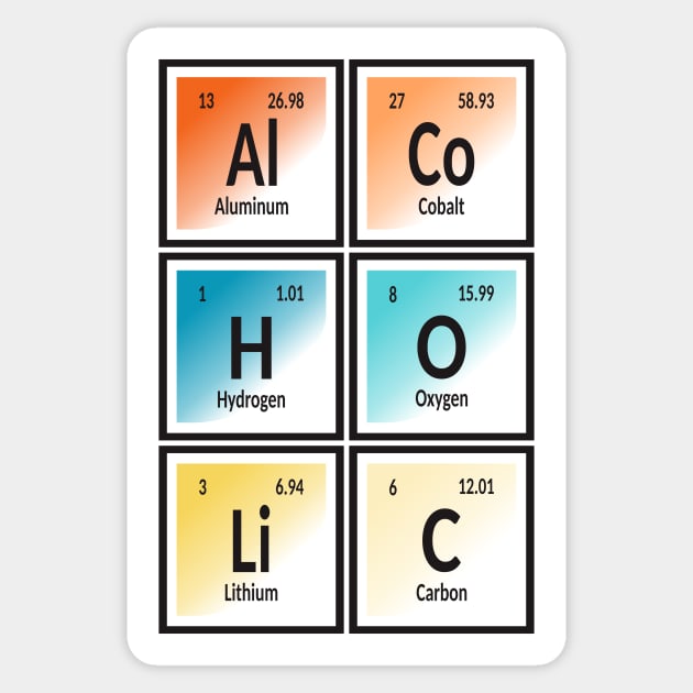 Alcoholic | Periodic Table of Elements - Alcoholic Periodic Table ...