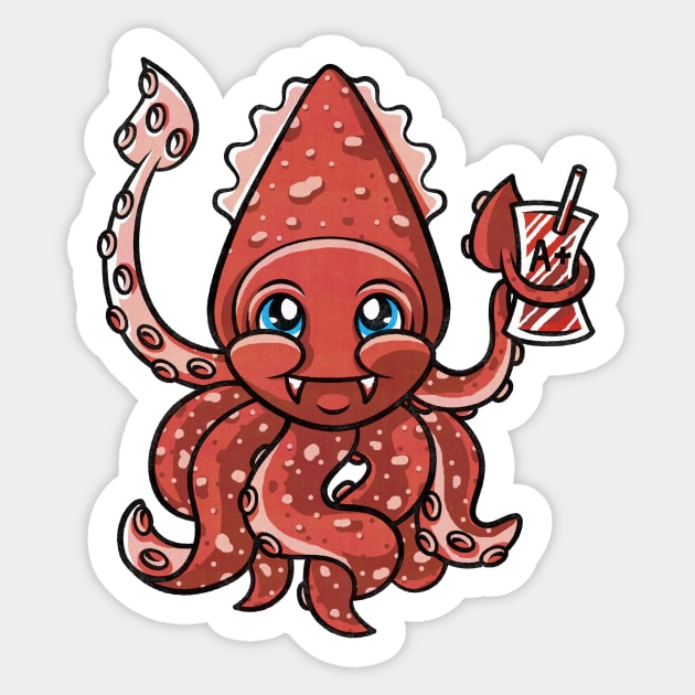 vampire octopus cartoon
