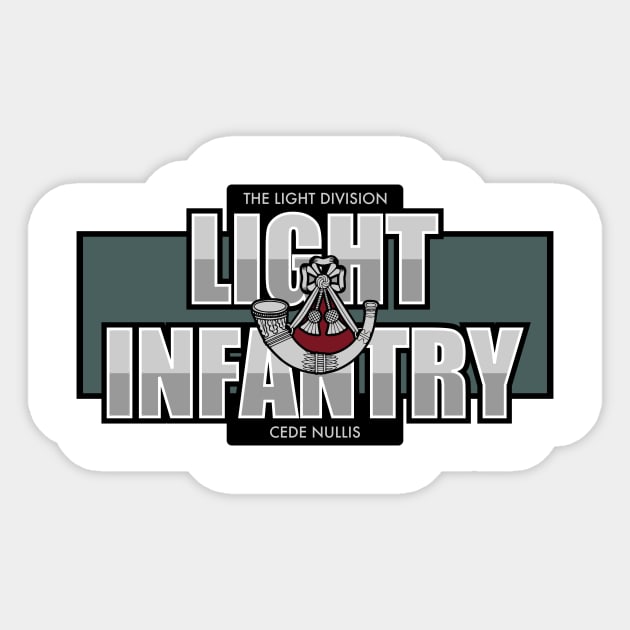 The Light Infantry - British Army Infantry Regiment - Sticker | TeePublic