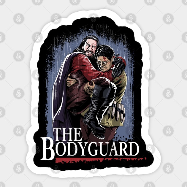 The Bodyguard - What We Do In The Shadows - Sticker | TeePublic